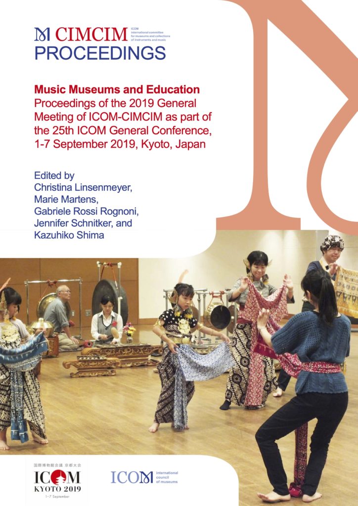 Proceedings of 2019 Conference - ICOM CIMCIM - ICOM CIMCIM